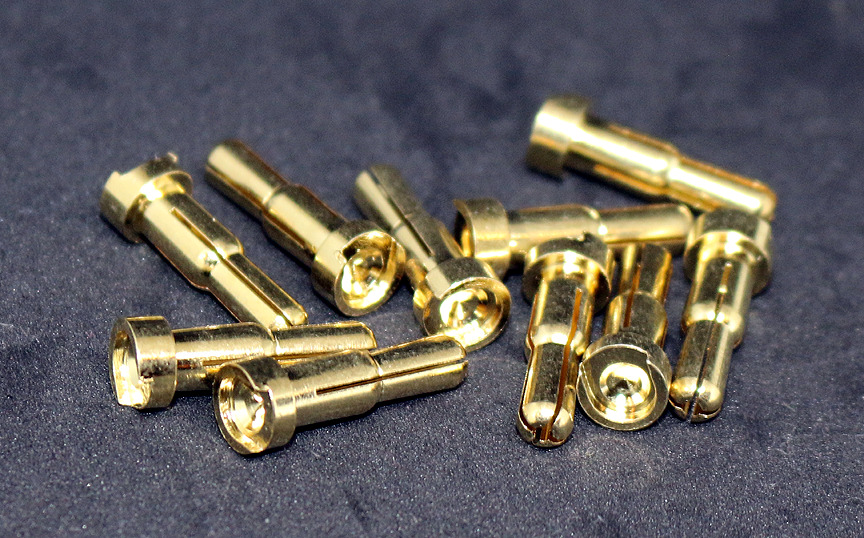 Evolution 4mm to 5mm Low Profile Step Bullet Connector (5 Sets) Ships ...