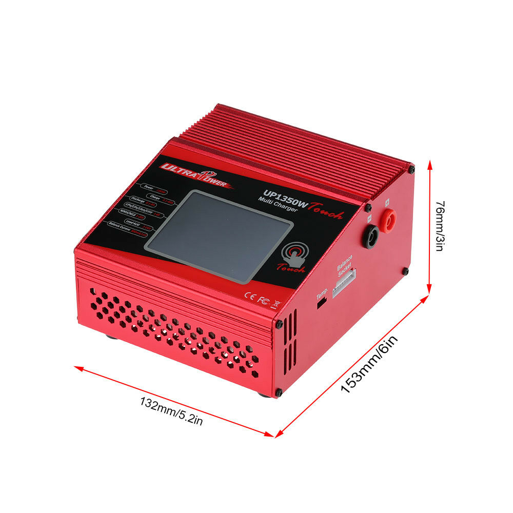 Ultra Power UP1350W Touch 40A Battery Charger Discharger LiPo LiHV NiMH ...